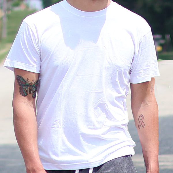 Men's Blank Tee - White - Oscar Mike Apparel