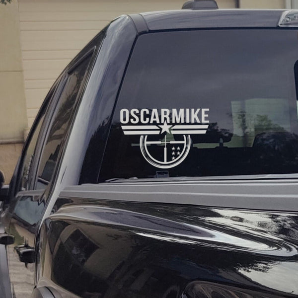 Reticle Decal - Oscar Mike Apparel